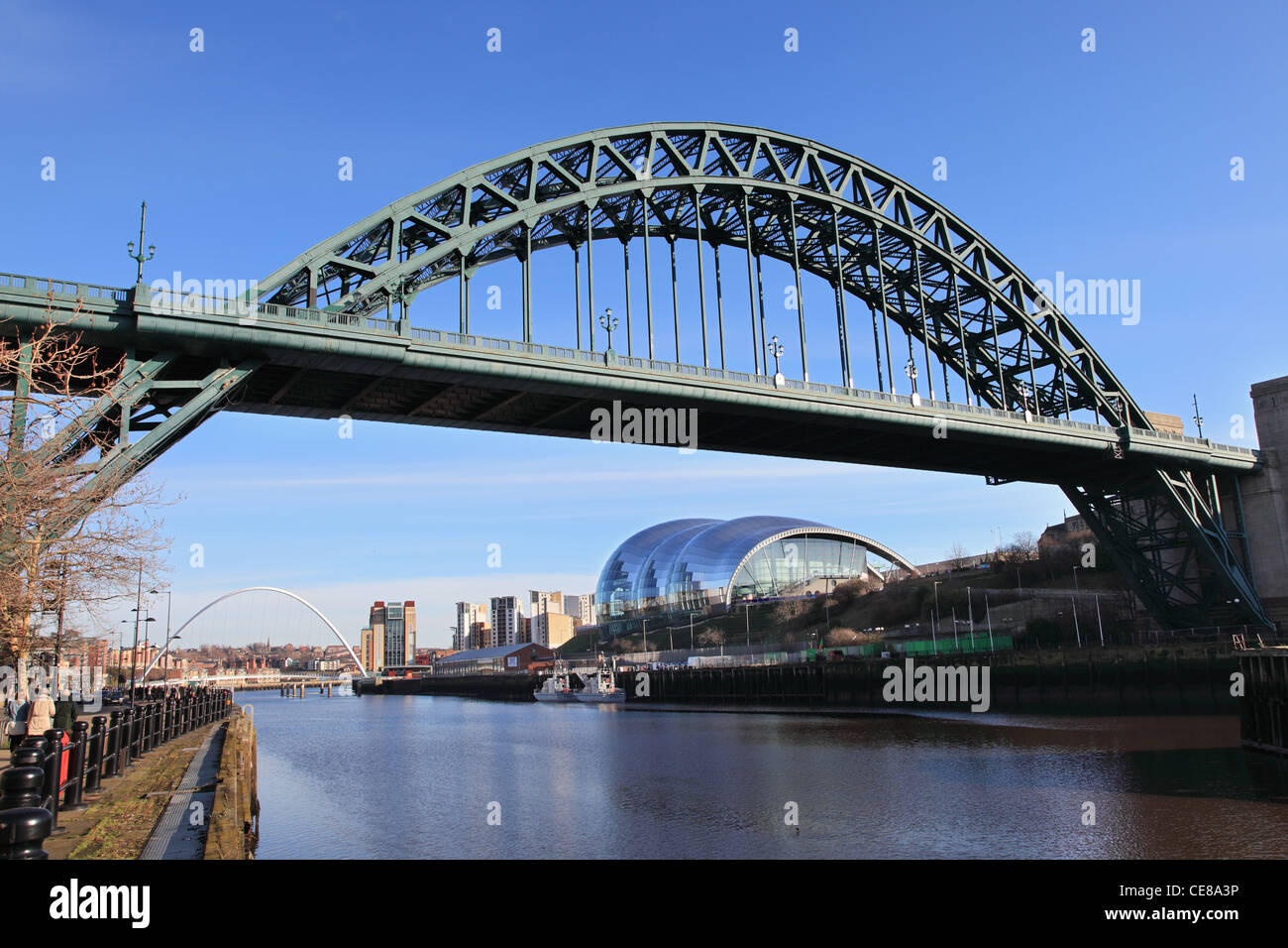 Blue bridge newcastle hi-res stock photography and images - Alamy