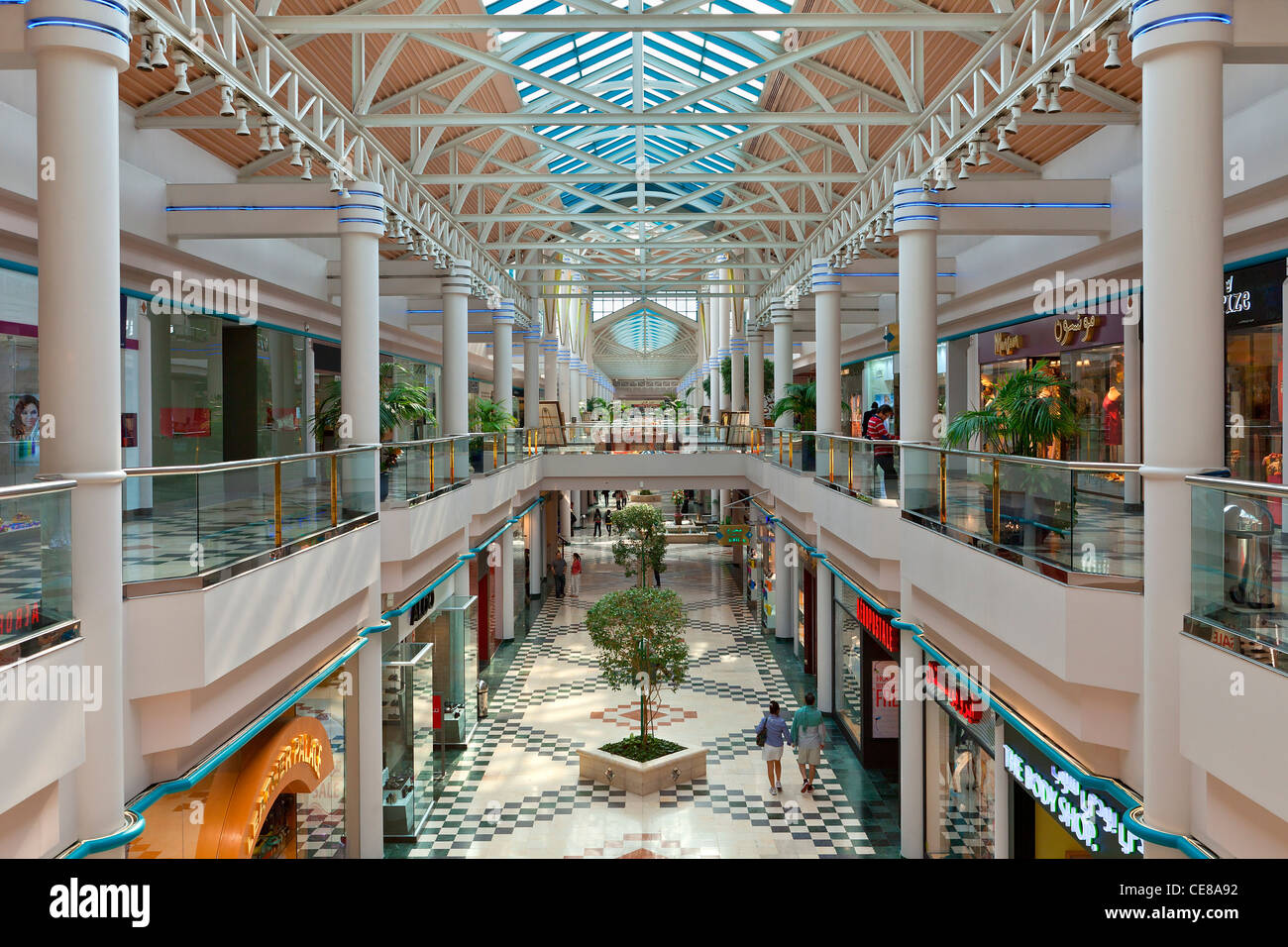 Asia, Arabia, Dubai Emirate, Dubai, Burjuman Mall Stock Photo - Alamy