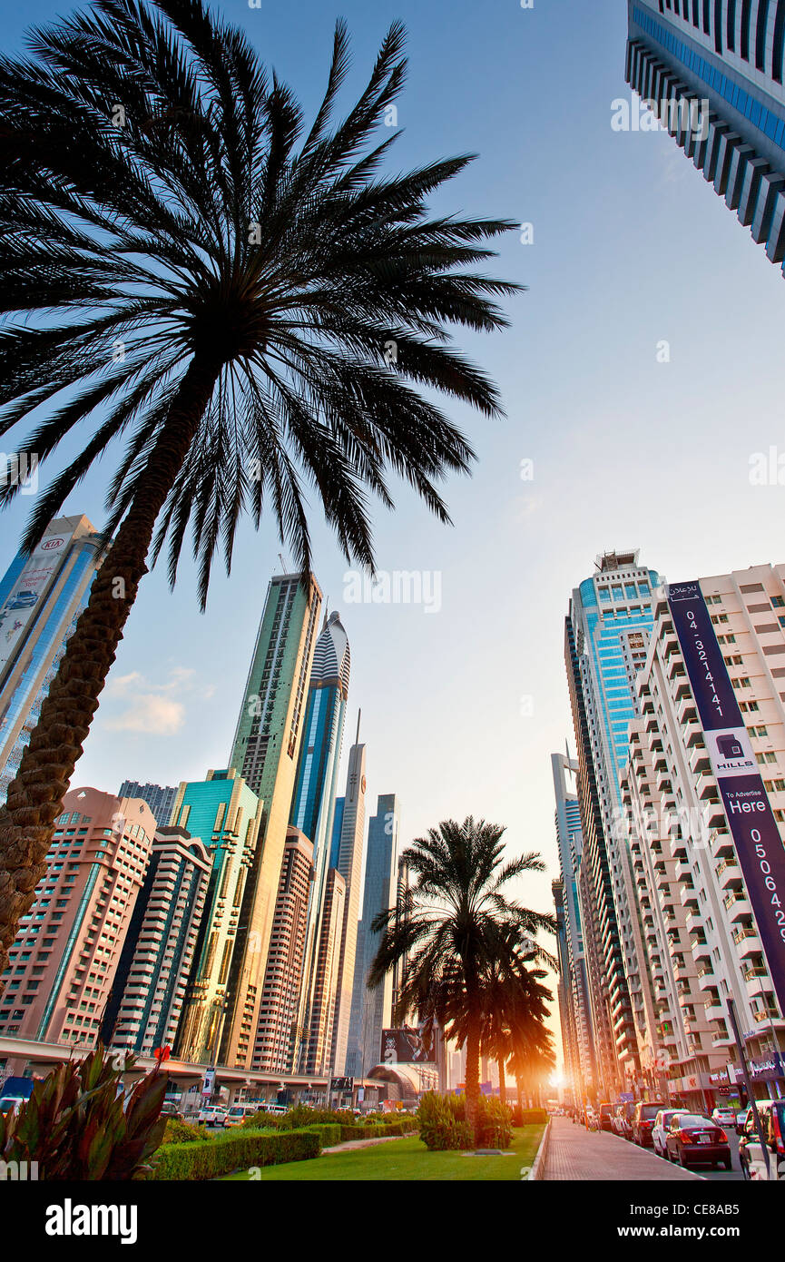 Dubai, Sheikh Zayed Road Stock Photo - Alamy