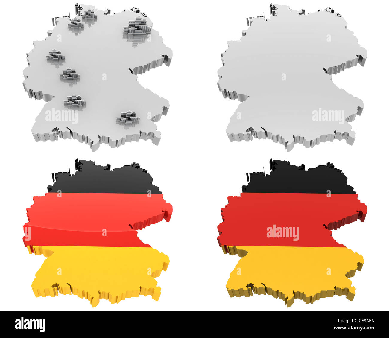 Map of the federation Cut Out Stock Images & Pictures - Alamy