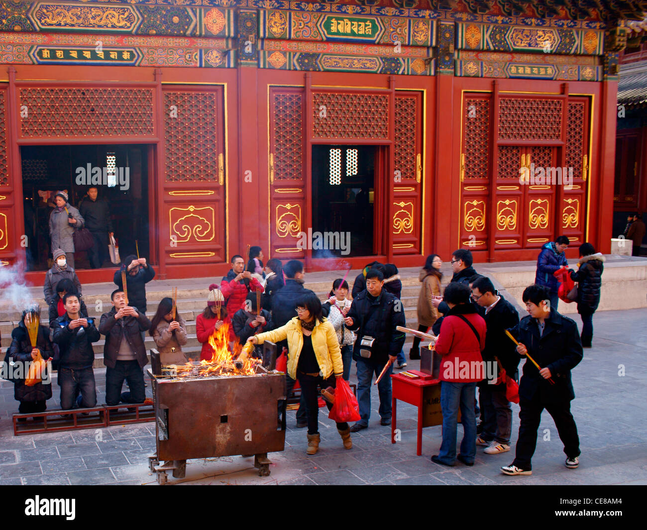 Offerings to buddha hi-res stock photography and images - Alamy