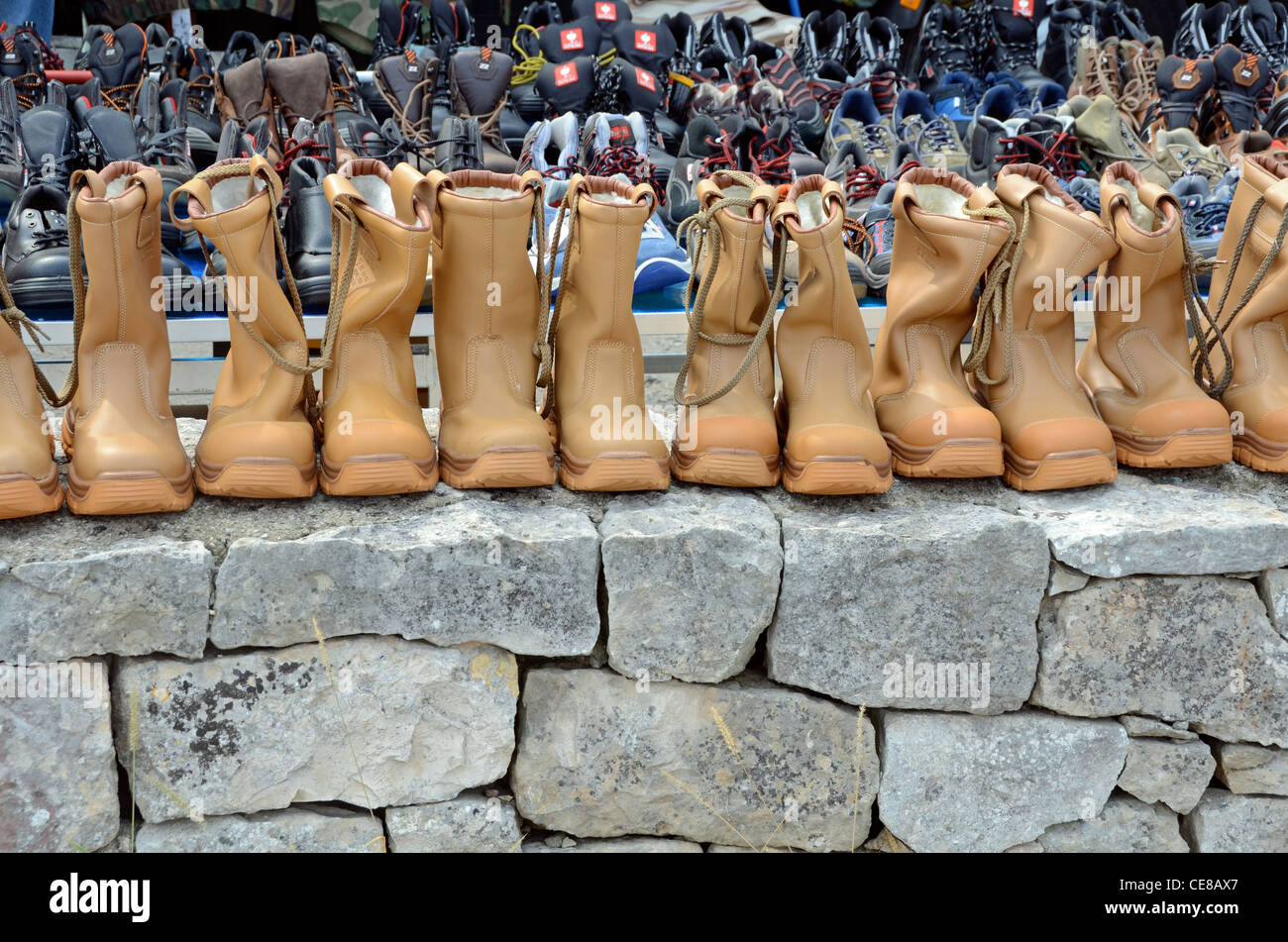 Waterproof working boots hi-res stock photography and images - Alamy