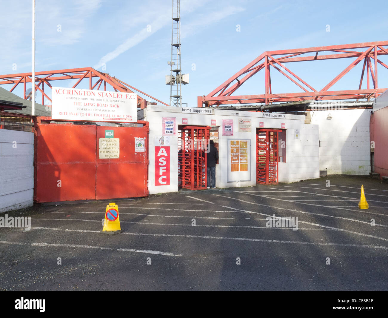 Football turnstiles hi-res stock photography and images - Alamy
