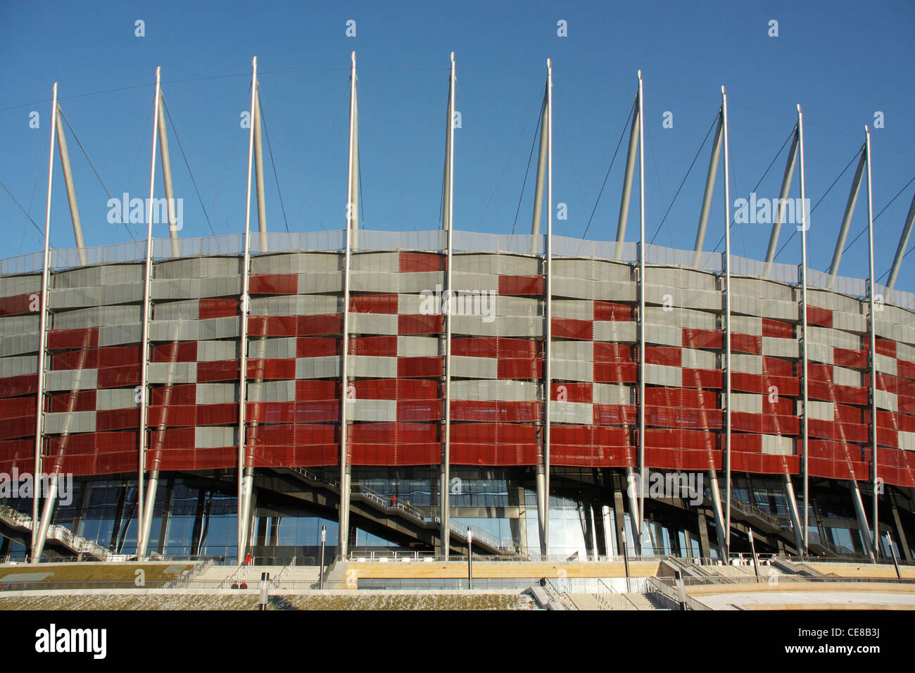 National Stadium in Warsaw, Poland Stock Photo - Alamy