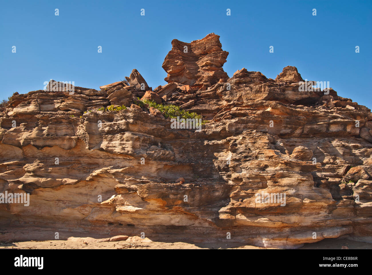 ROCK FORMATION, SANDSTONE, BARN HILL, WESTERN AUSTRALIA, WA, AUSTRALIA ...