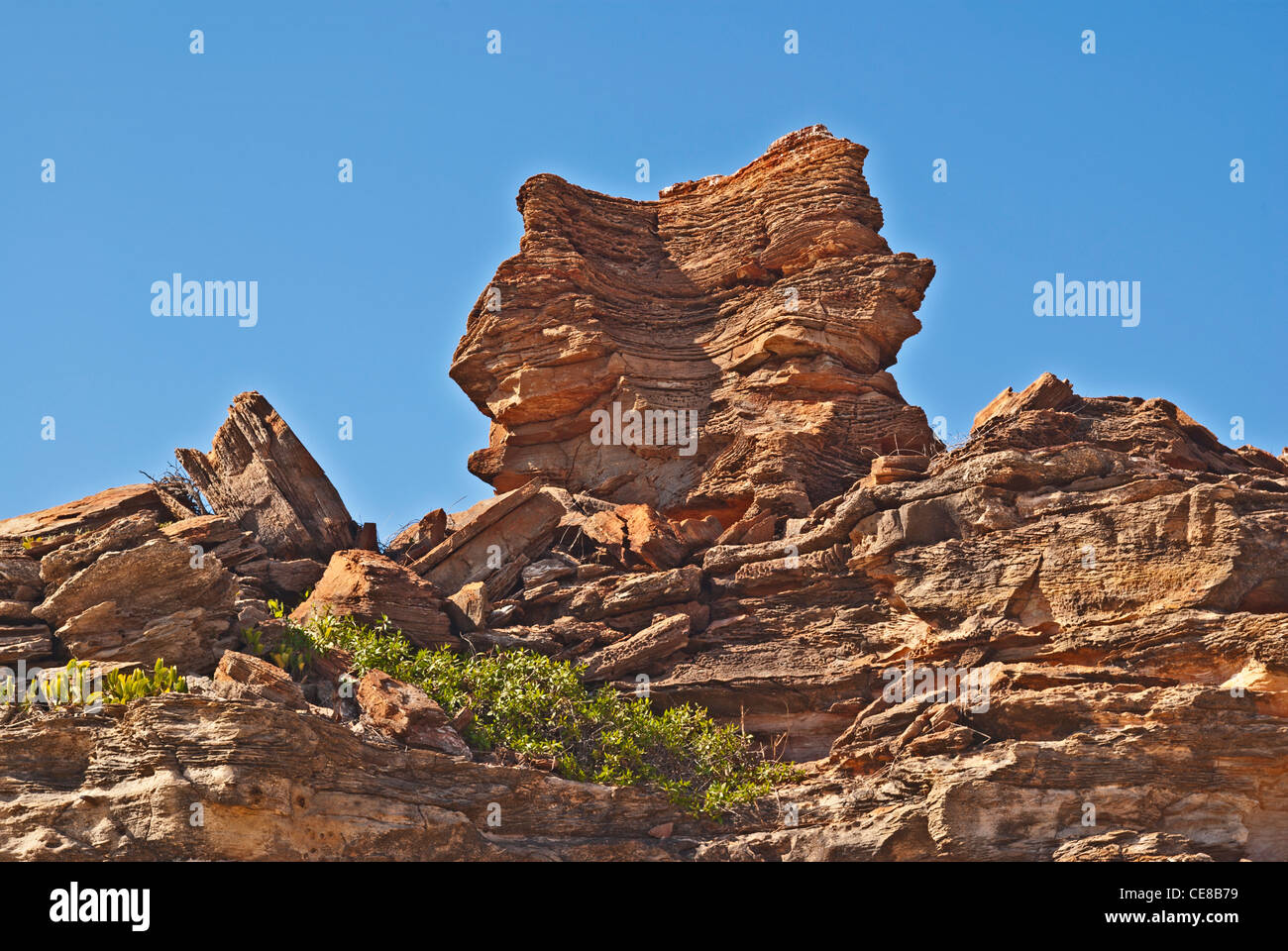 ROCK FORMATION, SANDSTONE, BARN HILL, WESTERN AUSTRALIA, WA, AUSTRALIA ...