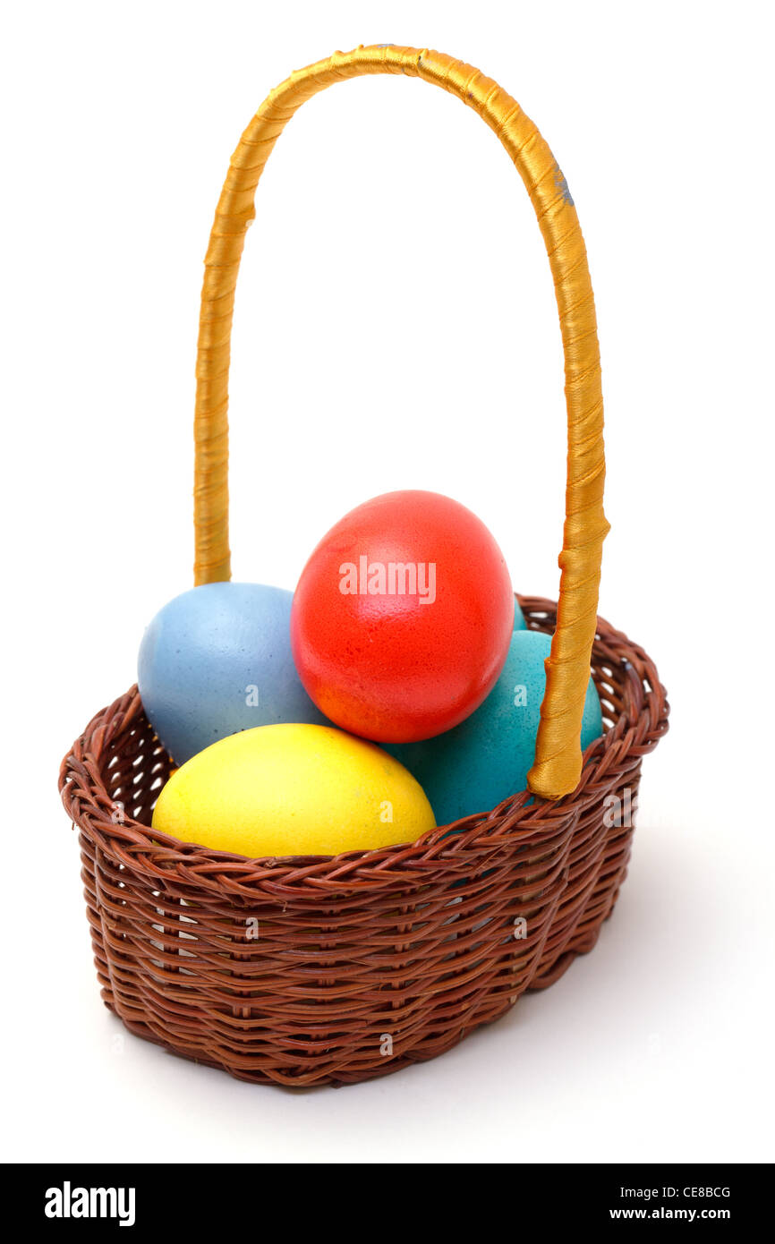 Watercolor easter eggs Cut Out Stock Images & Pictures - Alamy