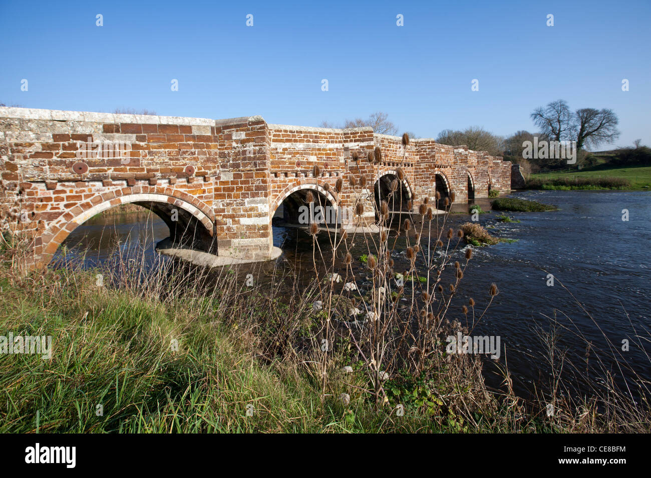 White Mill Bridge near Sturminster Marshall on the River Stour in ...