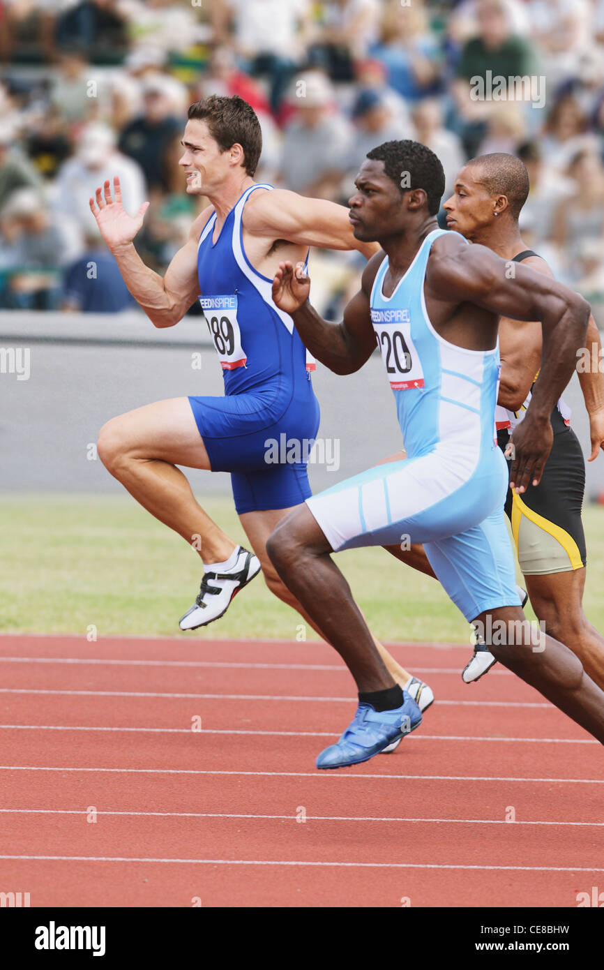 100 meters race hi-res stock photography and images - Alamy