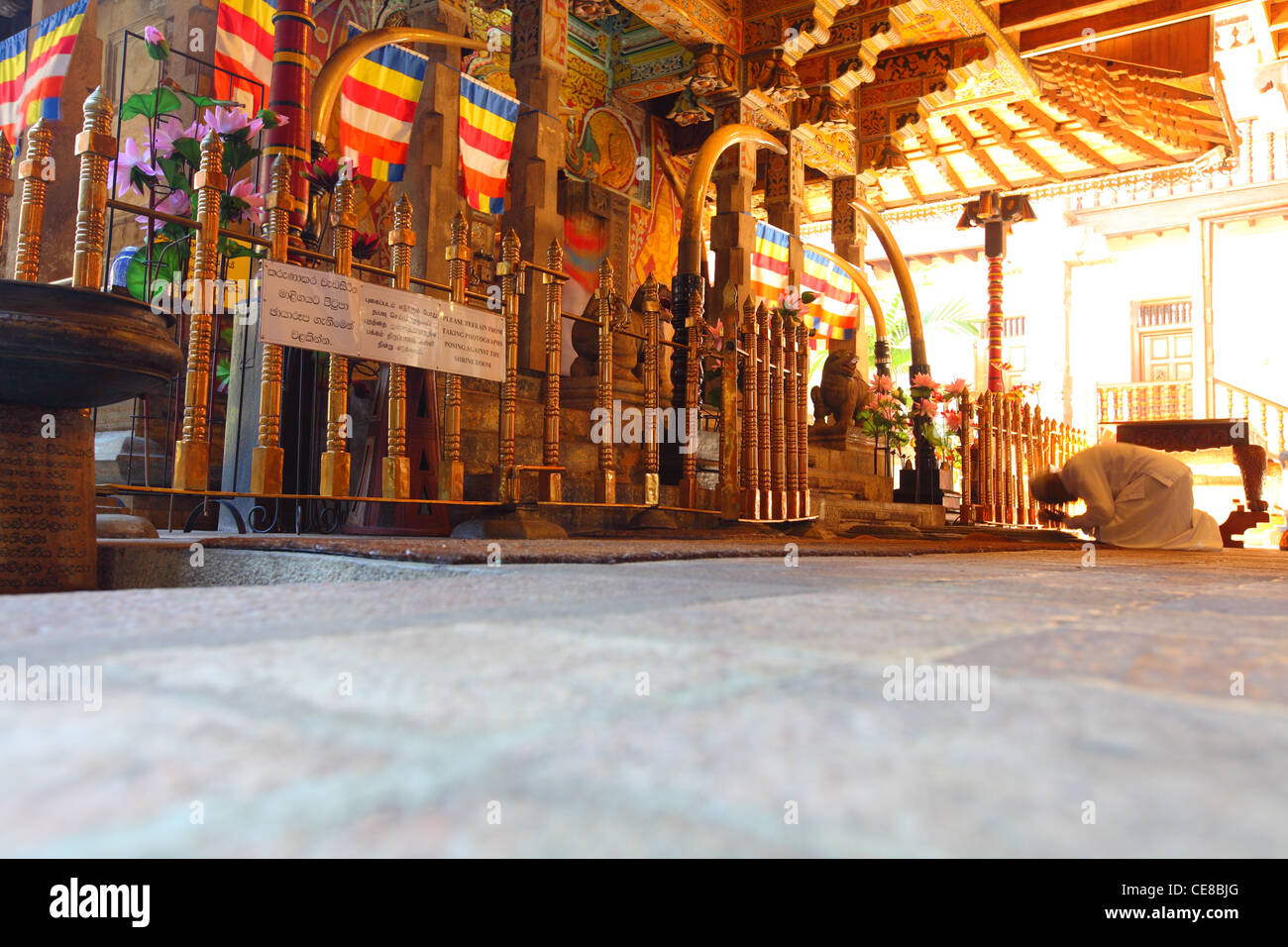 Sri Lanka, Central Province, Kandy, Temple of the Tooth, temple, tooth ...