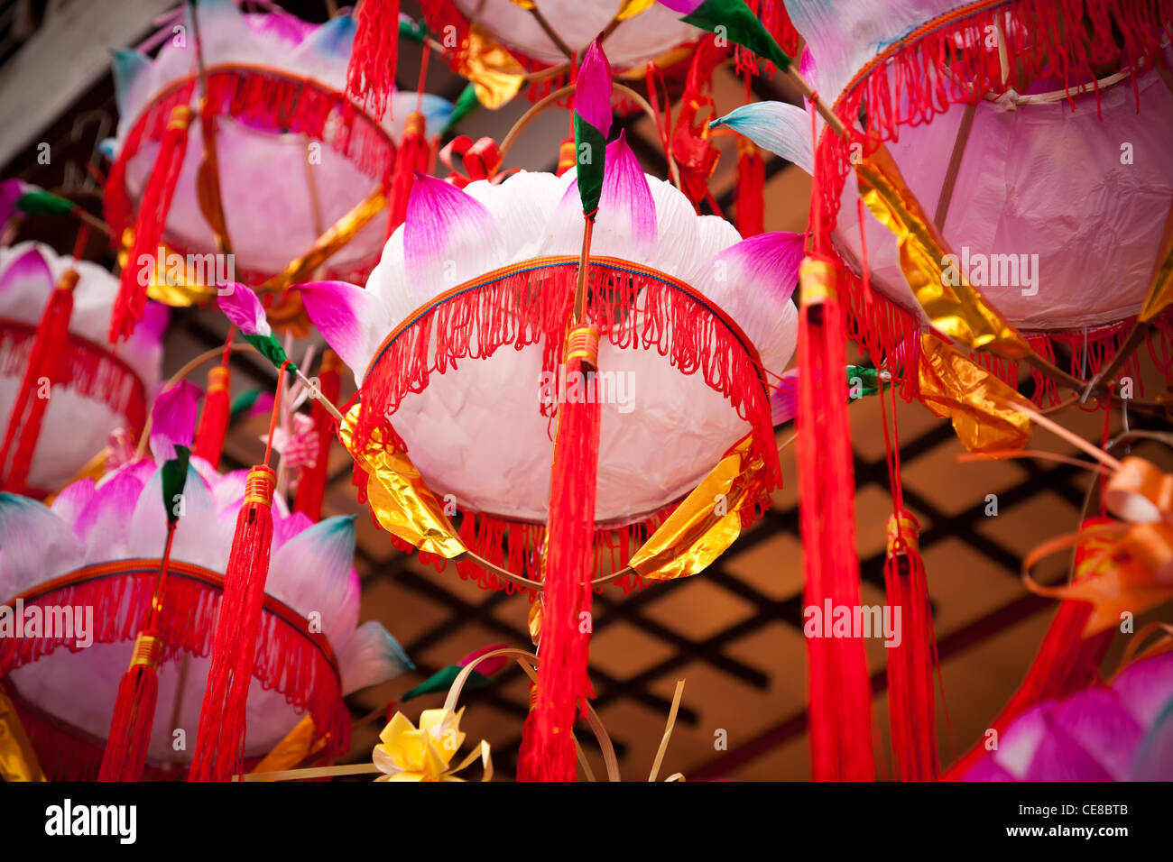 Lotus lantern festival lanterns hi-res stock photography and images - Alamy