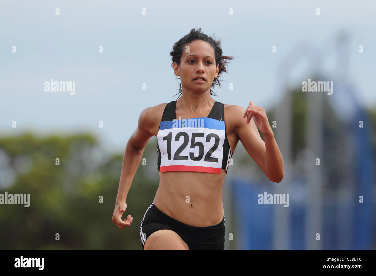 Female racer determination hi-res stock photography and images - Alamy