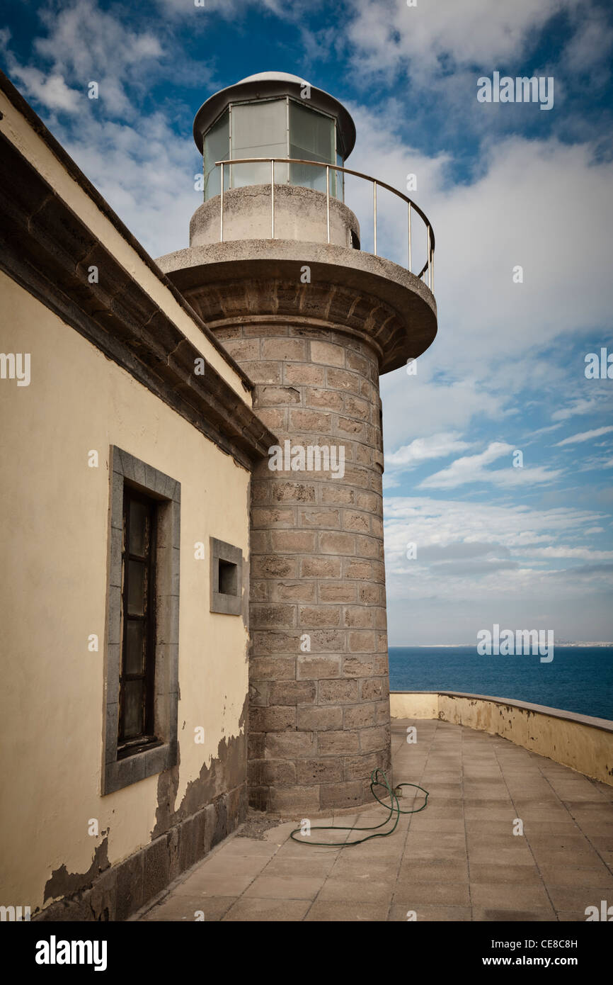 Faro de Isla de Lobos - Lobos Lighthouse Stock Photo - Alamy