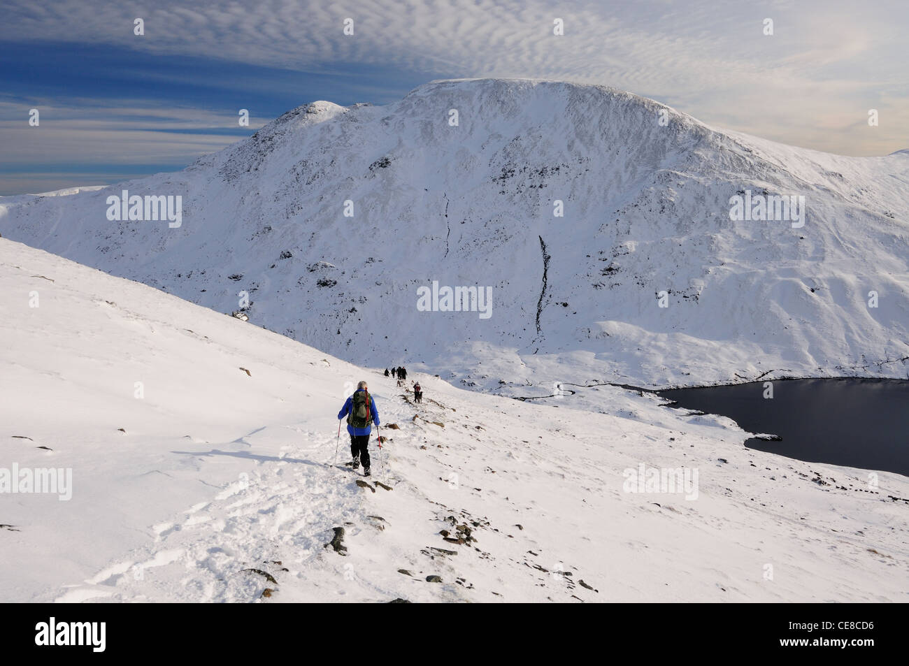 Walkers in the snow hi-res stock photography and images - Alamy