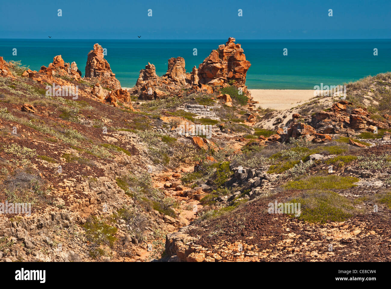 ROCK FORMATION, SANDSTONE, BARN HILL, WESTERN AUSTRALIA, WA, AUSTRALIA ...
