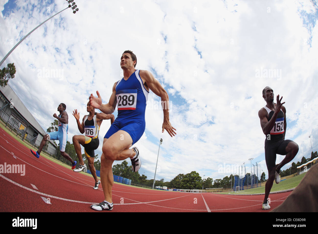 Runners Running In Footrace Stock Photo - Alamy