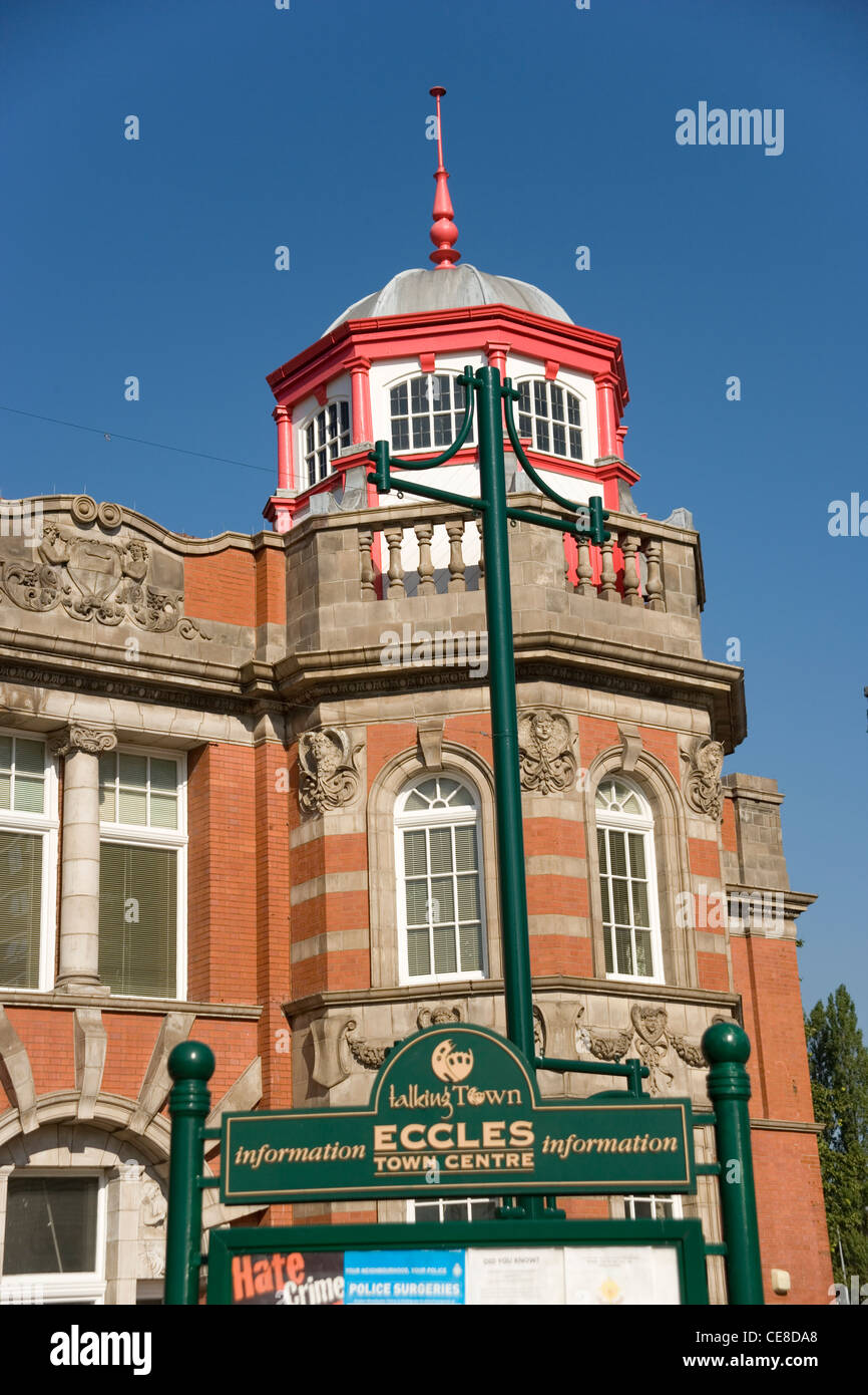Eccles Library in Manchester Stock Photo - Alamy