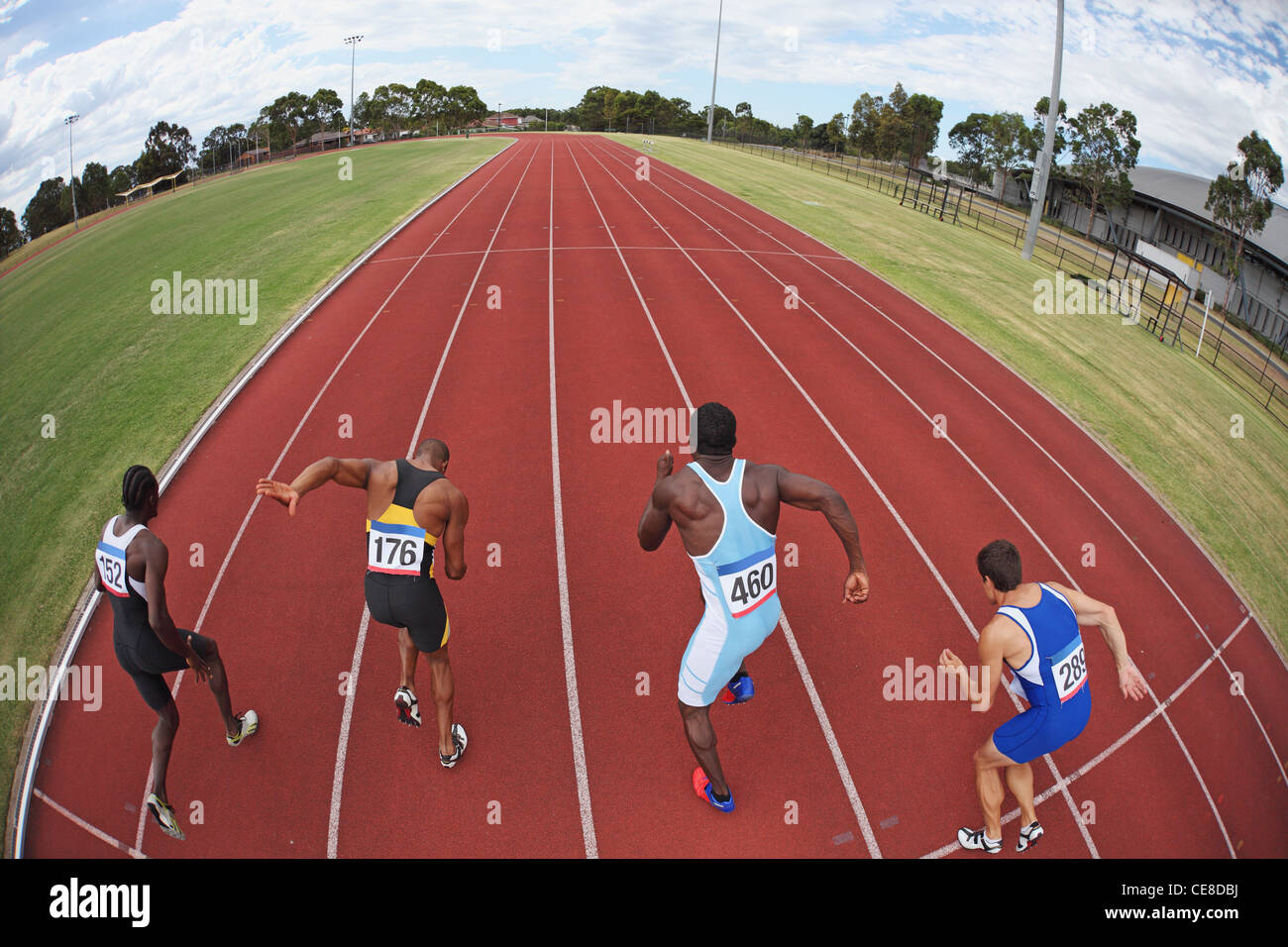Runners race track hi-res stock photography and images - Alamy