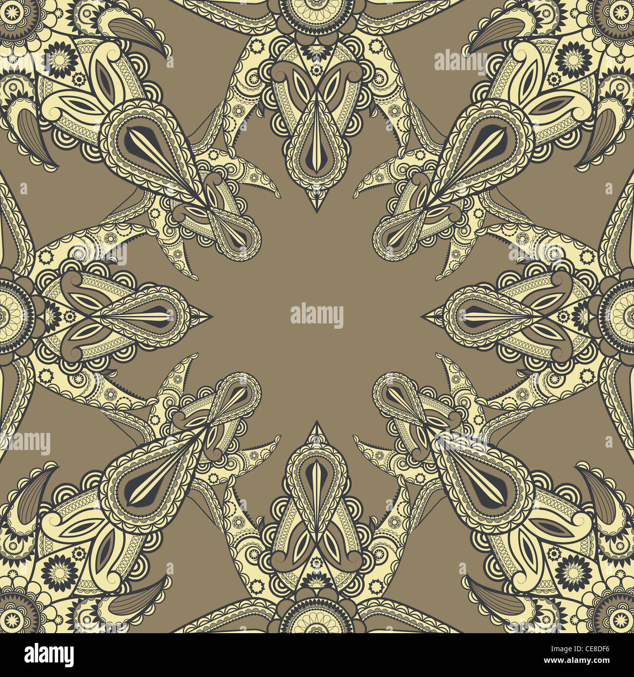 eastern style paisley pattern Stock Photo - Alamy