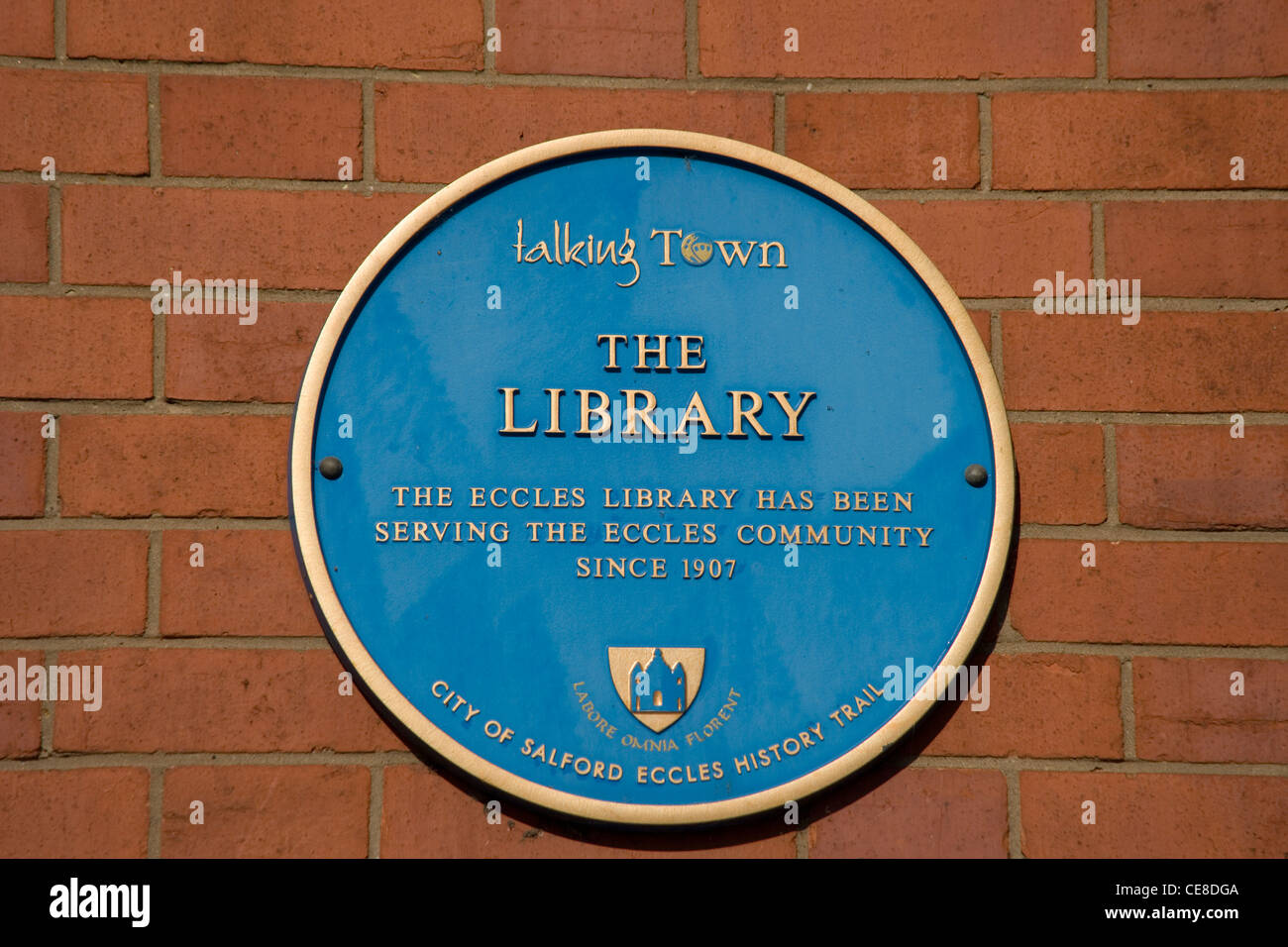Eccles Library in Manchester Stock Photo - Alamy