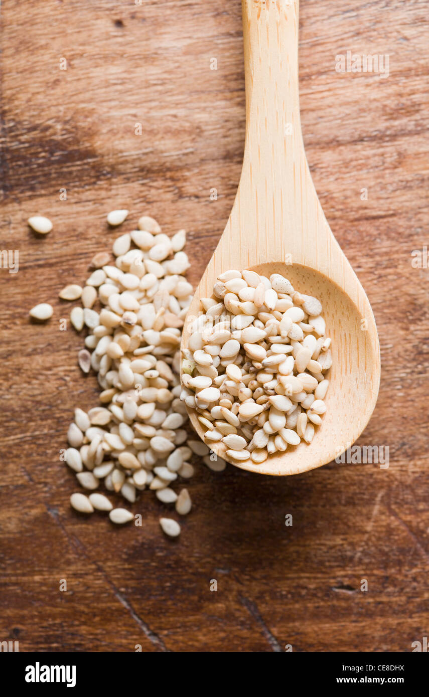Sesame and spoon hi-res stock photography and images - Alamy