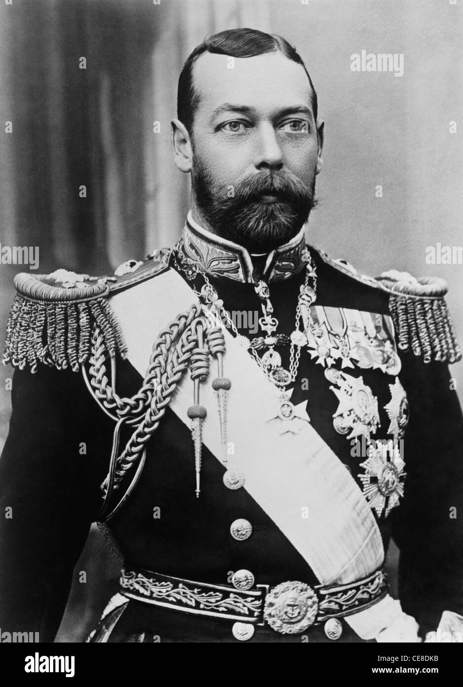 Vintage portrait photo of King George V Stock Photo - Alamy