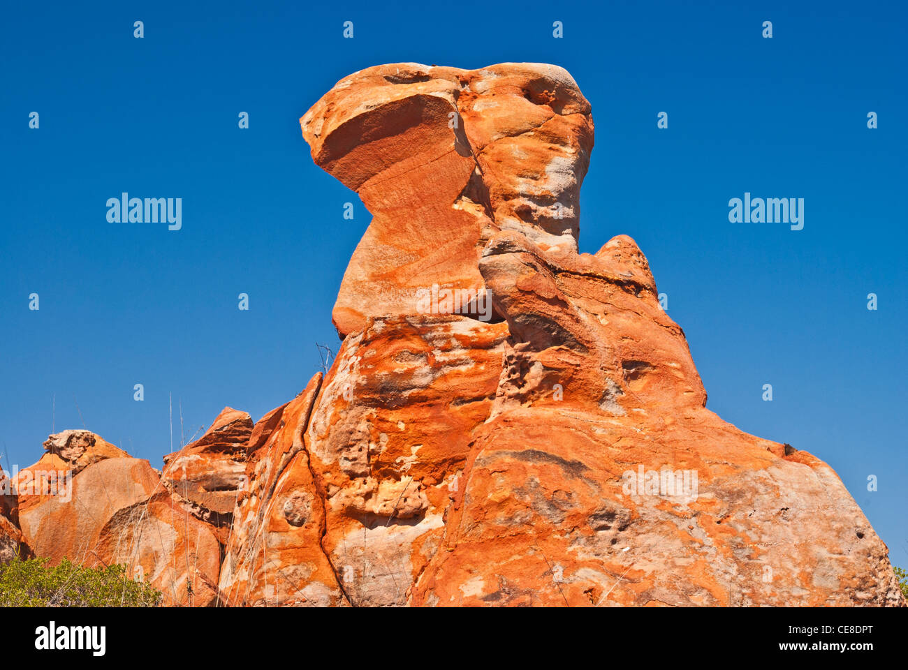 ROCK FORMATION, SANDSTONE, BARN HILL, WESTERN AUSTRALIA, WA, AUSTRALIA ...