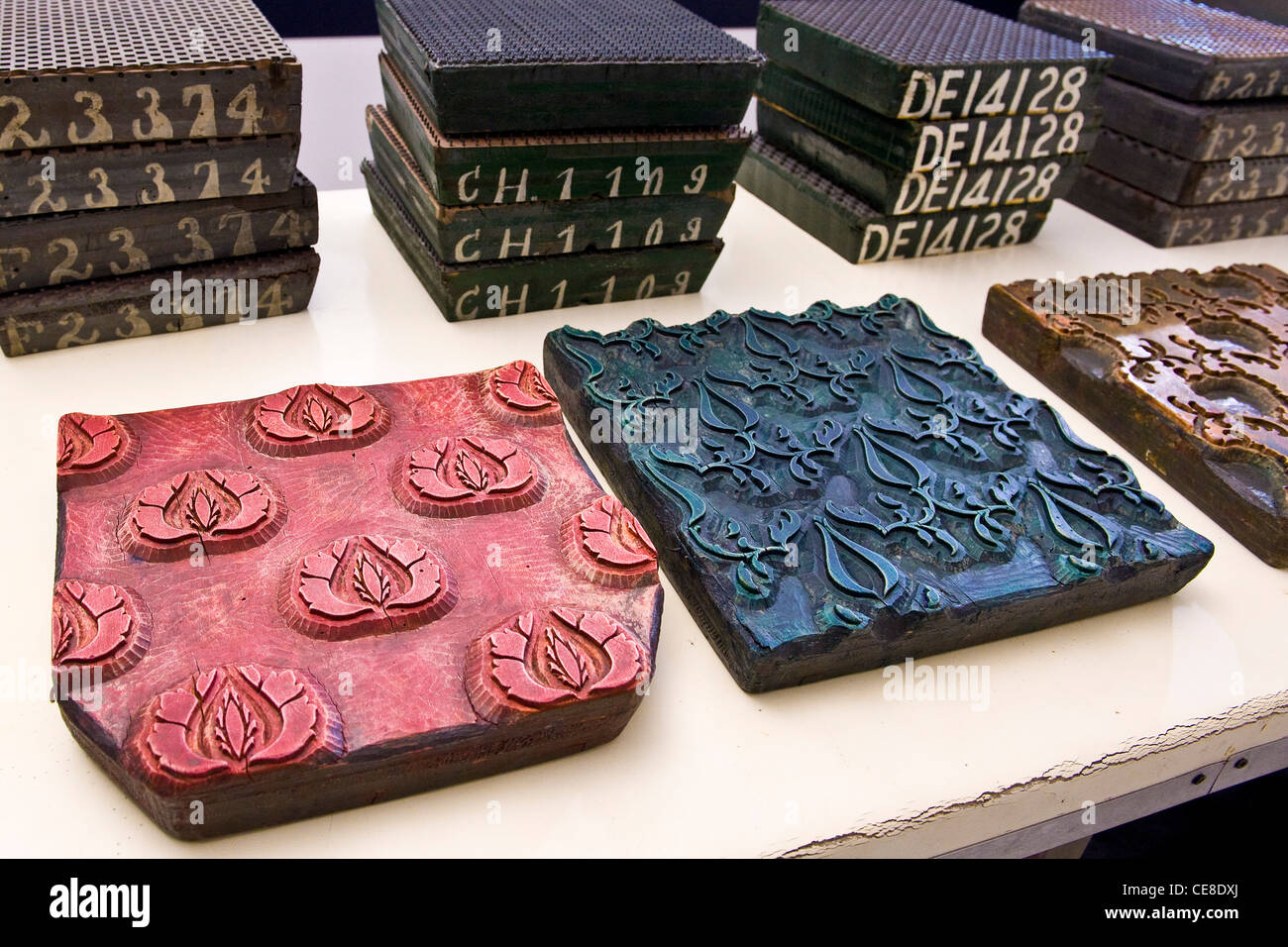 Museum textile blocks hi-res stock photography and images - Alamy
