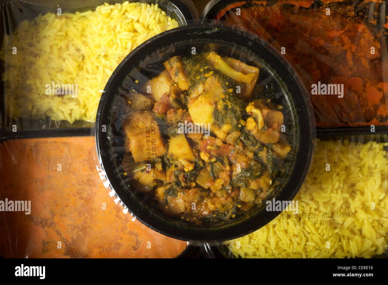 Indian takeaway rice hi-res stock photography and images - Alamy