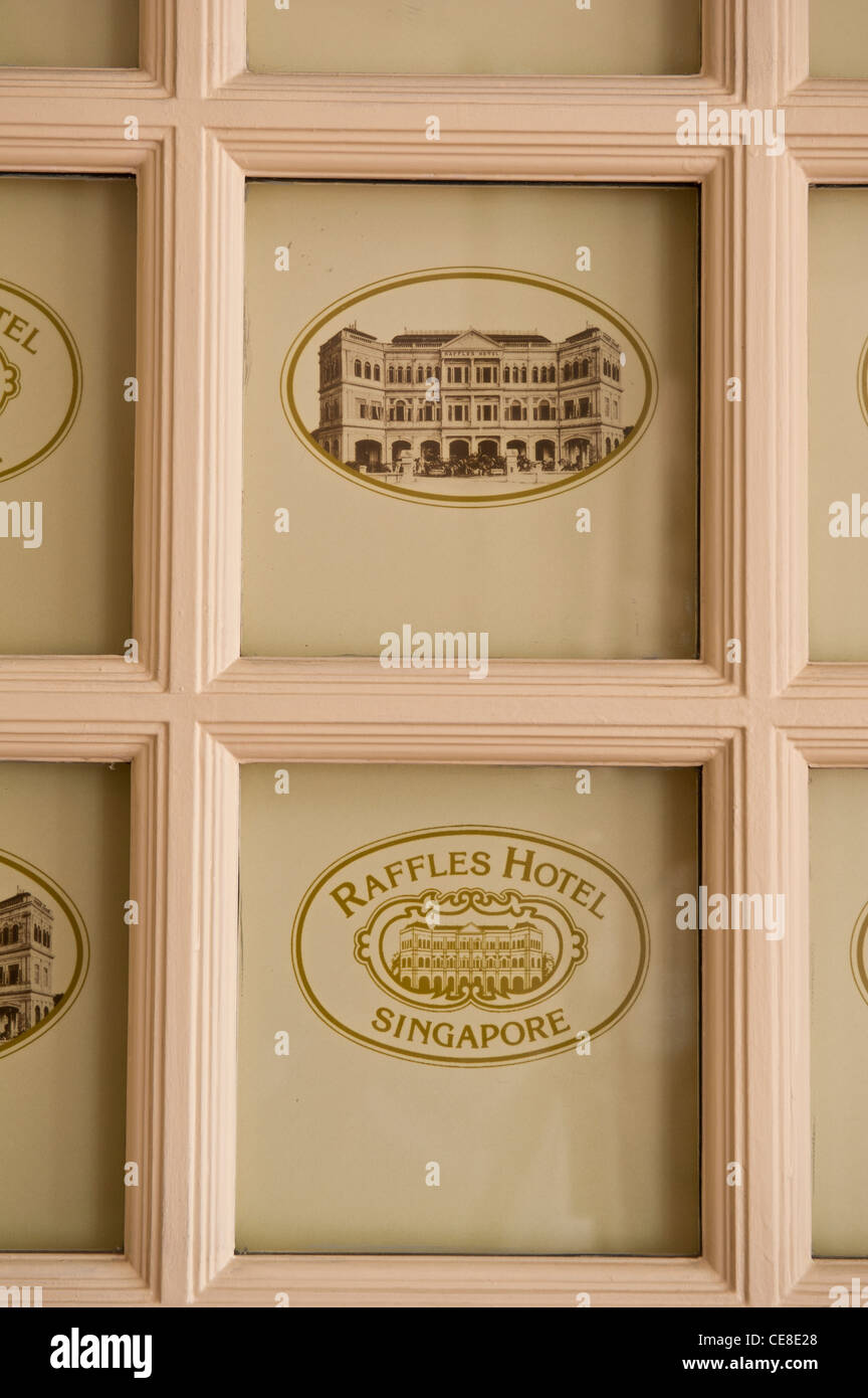 Raffles logos, Raffles Hotel, Singapore Stock Photo - Alamy