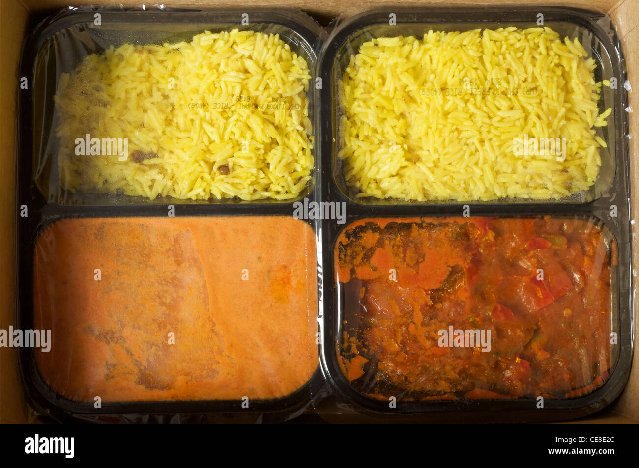 Indian takeaway rice hi-res stock photography and images - Alamy