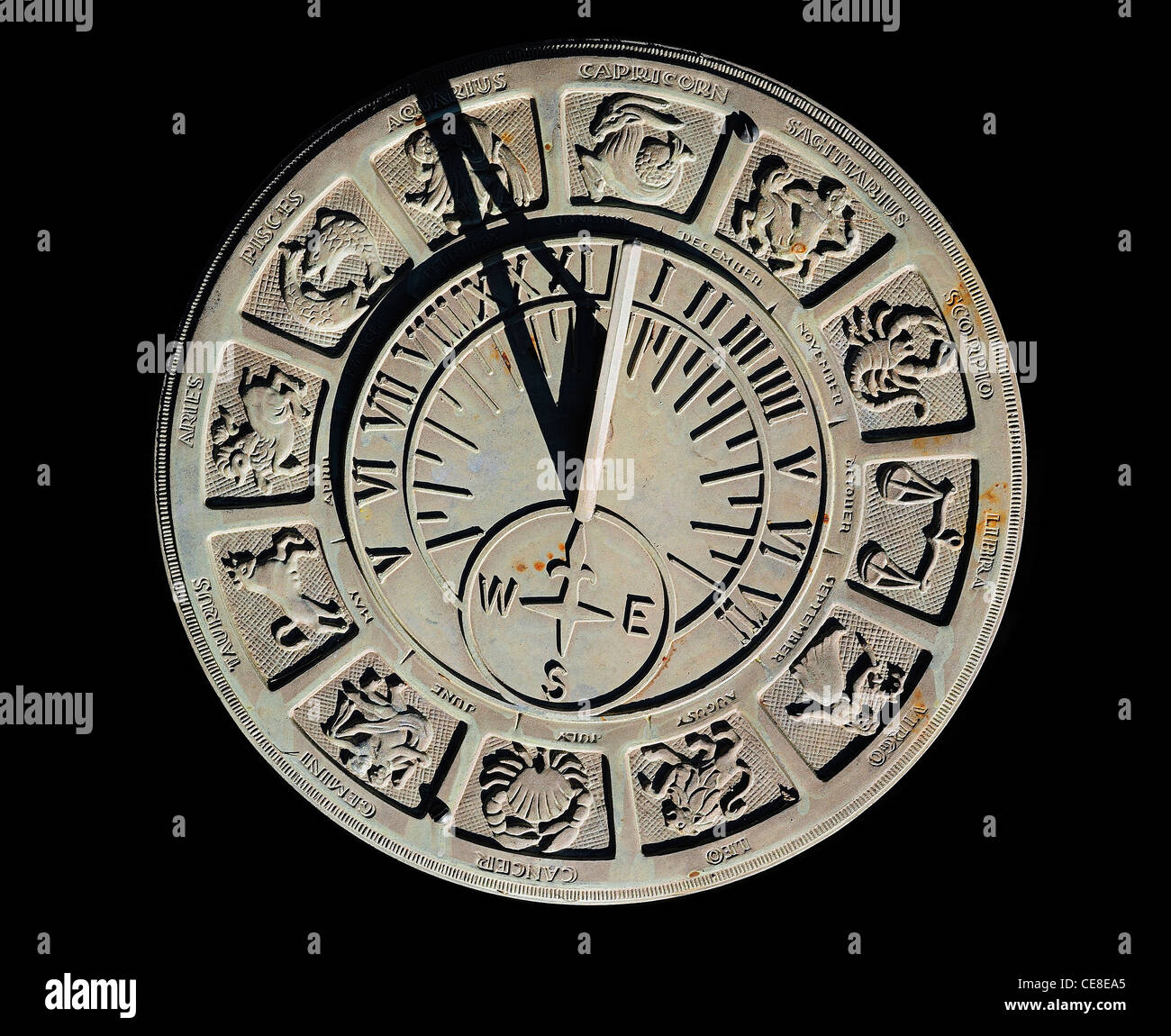 Sundial Astrological Signs Celestial Sphere Sundial Zodiac Sign