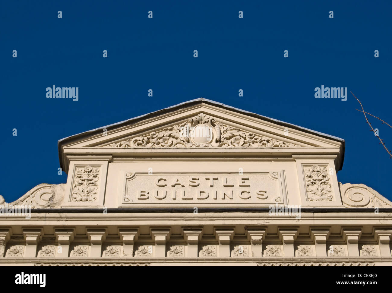 roofline detail of the 1882-3 castle buildings, westminster, london ...