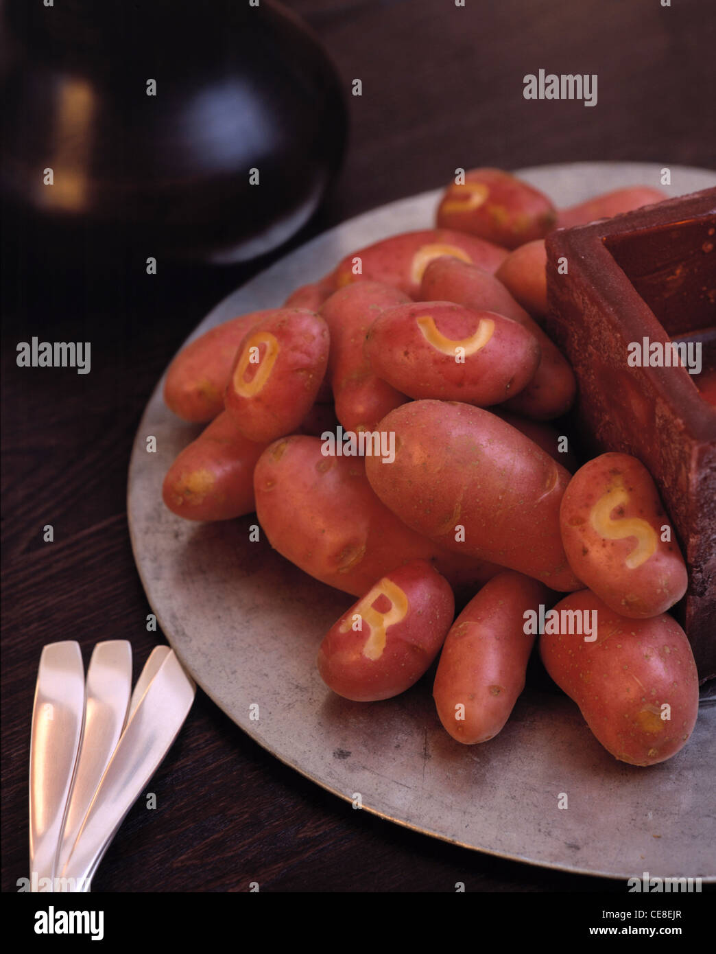 Potato letters hi-res stock photography and images - Alamy