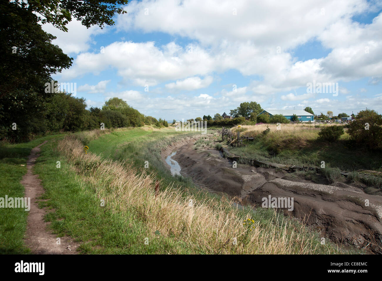 Silted up canal Lytham Stock Photo - Alamy
