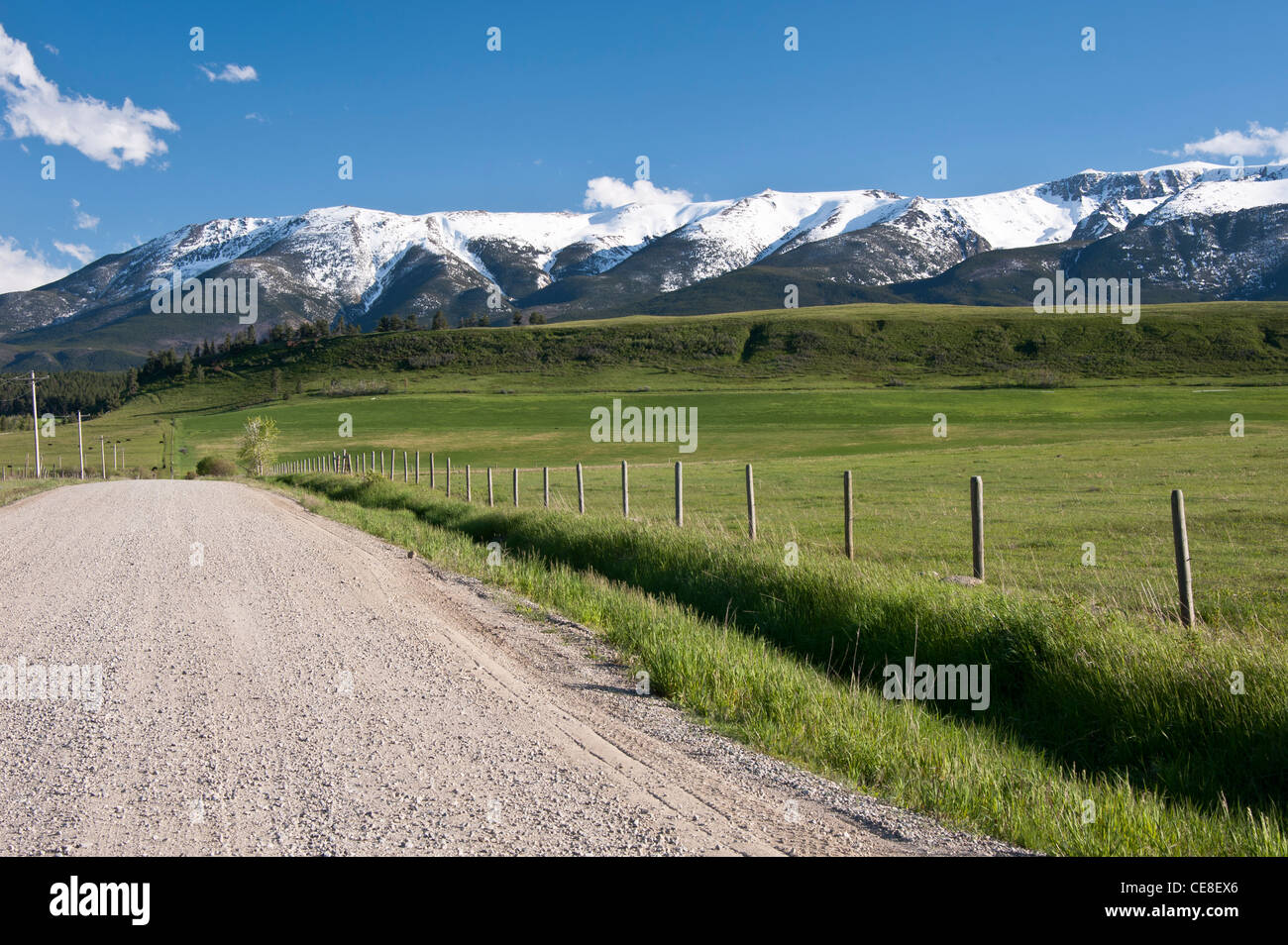 A gravel road draws visitors to vistas of Montana’s Beartooth Mountains ...