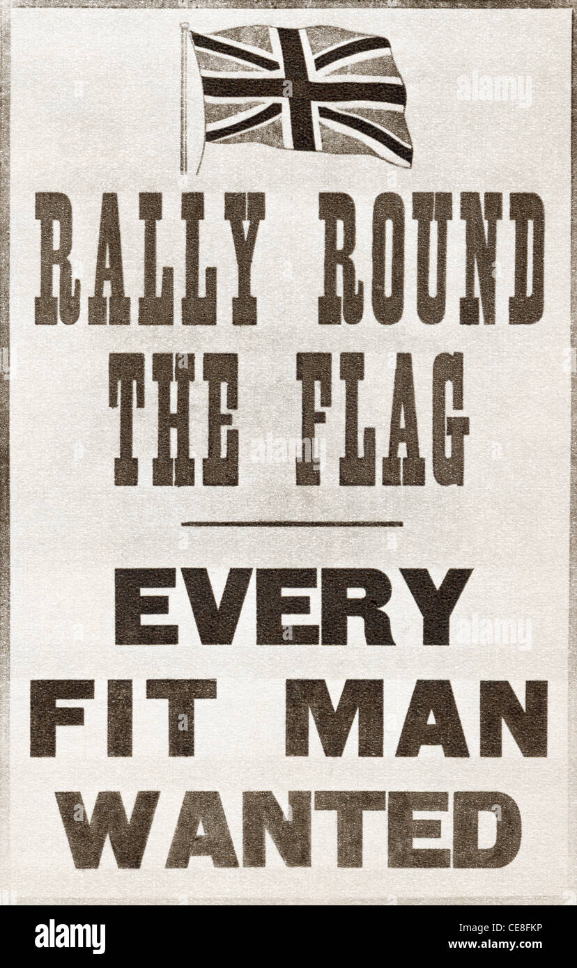 Rally round the flag. Every fit man wanted. Parliamentary Recruiting ...