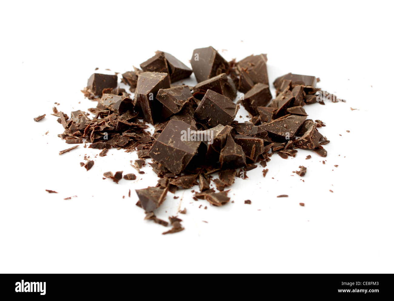 Broken chunks chocolate hi-res stock photography and images - Alamy