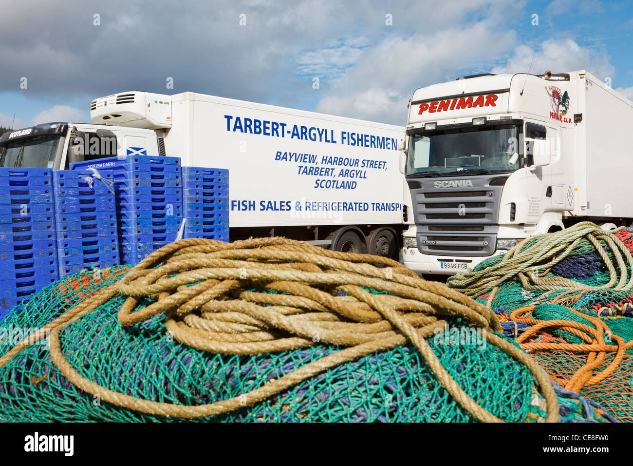 Fish trucks lorries hi-res stock photography and images - Alamy