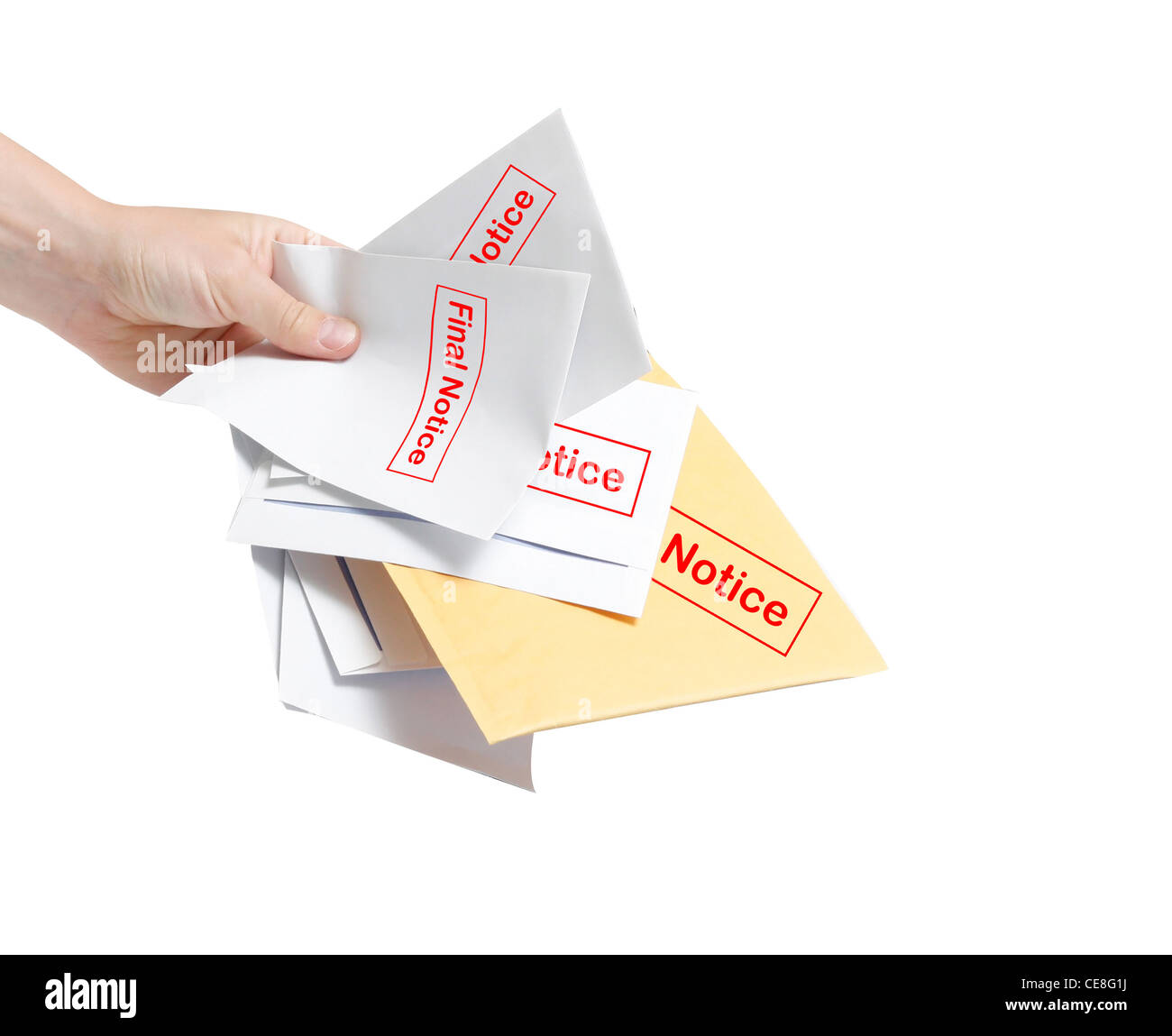 Final notice bill hi-res stock photography and images - Alamy