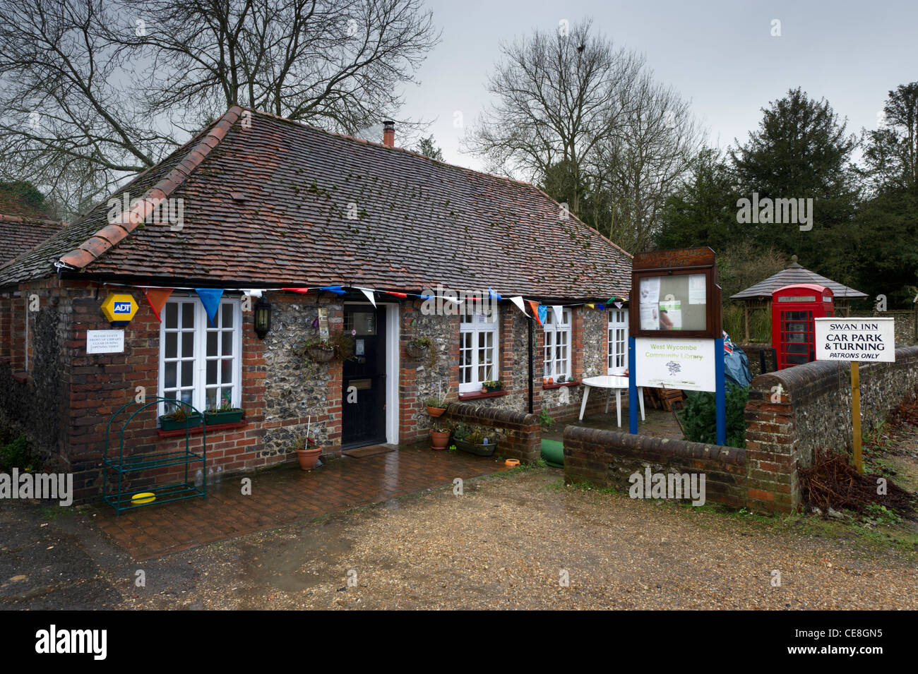 West Wycombe public library Bucks UK Stock Photo - Alamy