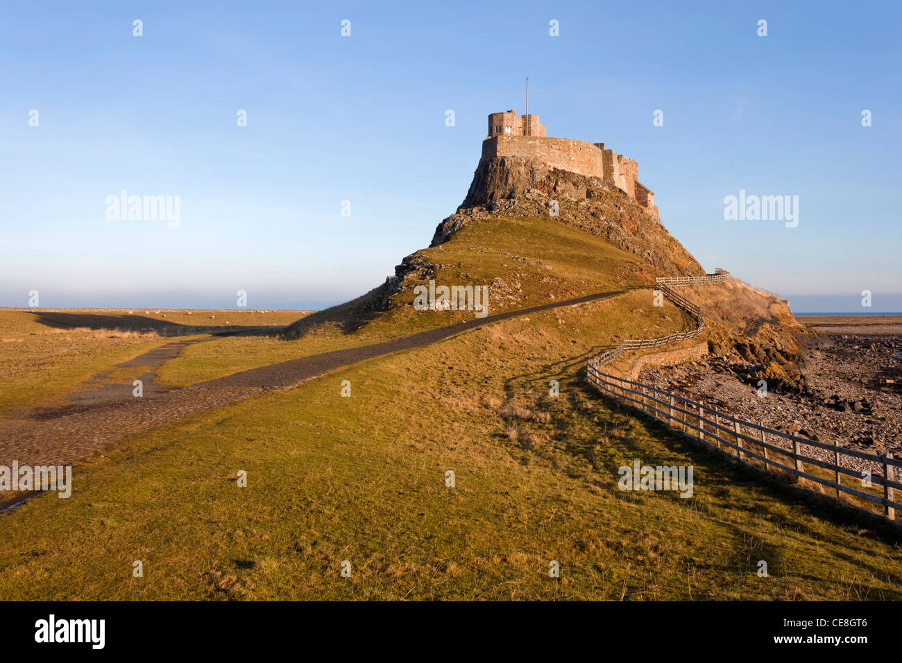 Lindisfarne Castle is a 16th-century castle located on Holy Island ...