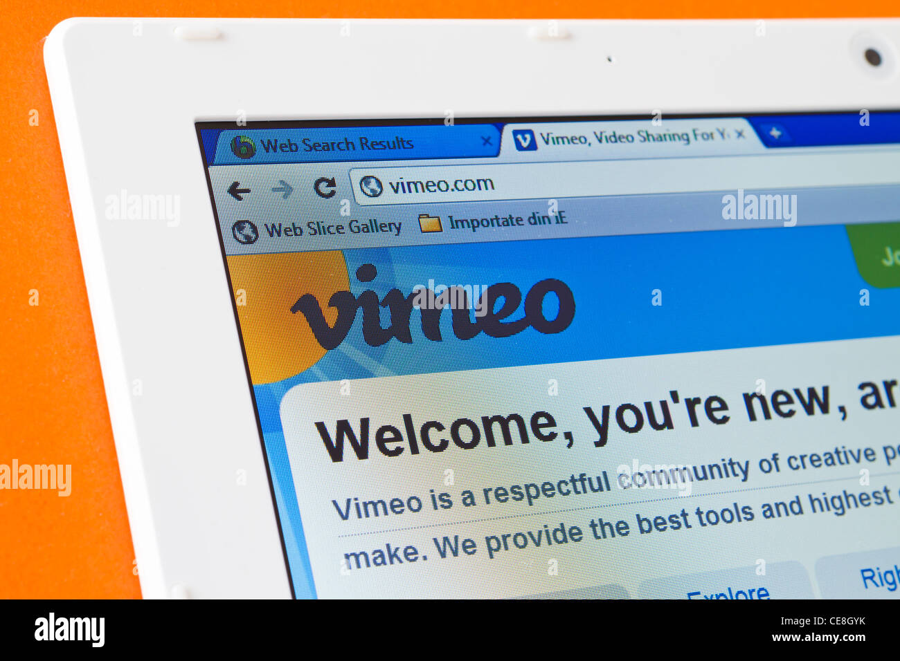 Vimeo media hi-res stock photography and images - Alamy
