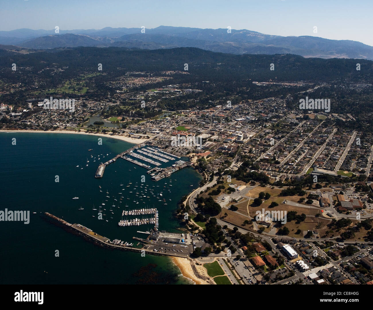 aerial photograph Monterey, California Stock Photo - Alamy