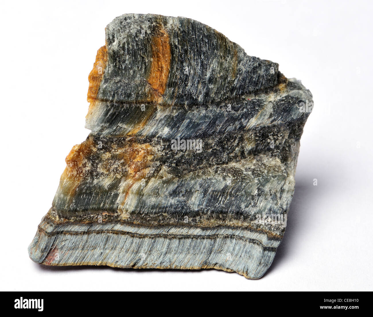 Hawk's Eye (chatoyant quartz Stock Photo - Alamy