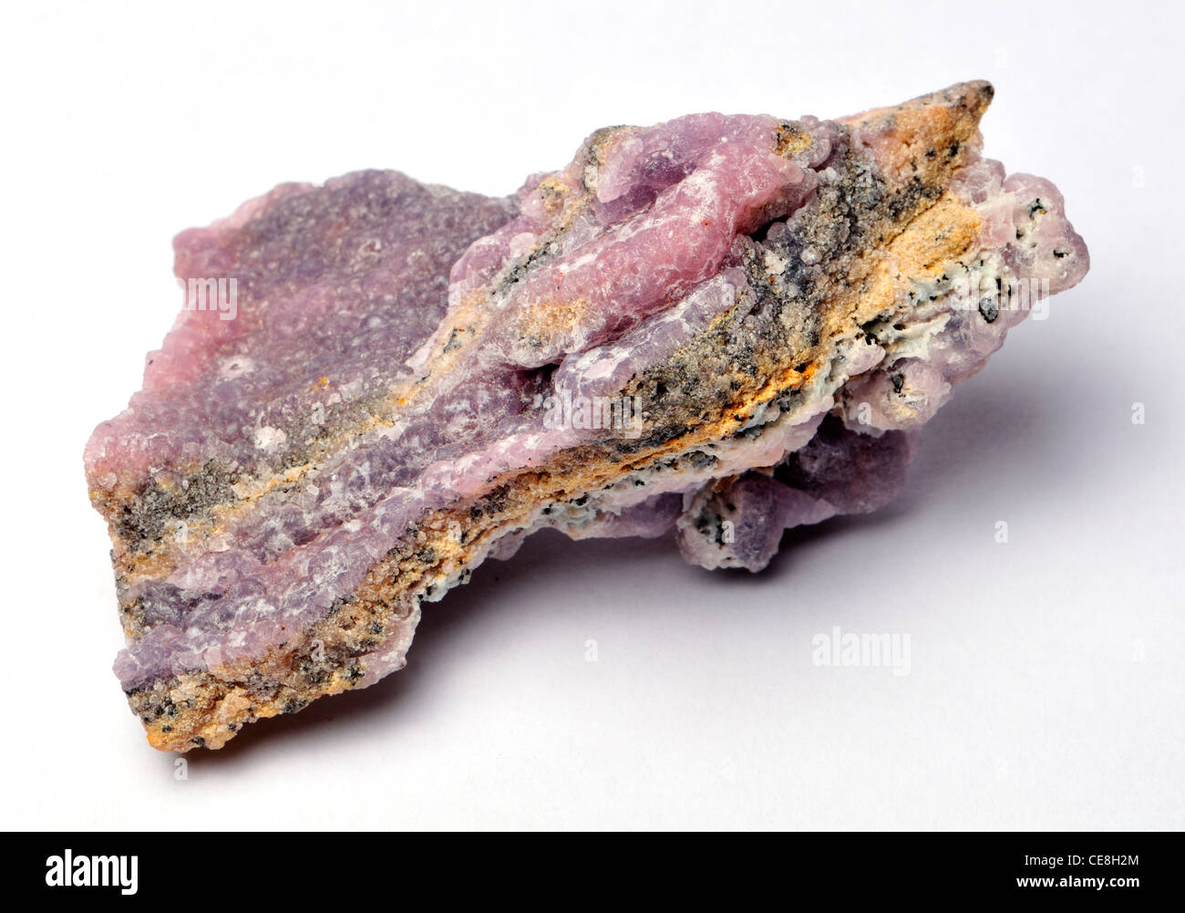 Pink Smithsonite (from Sinaloa, Mexico) zinc carbonate Stock Photo - Alamy