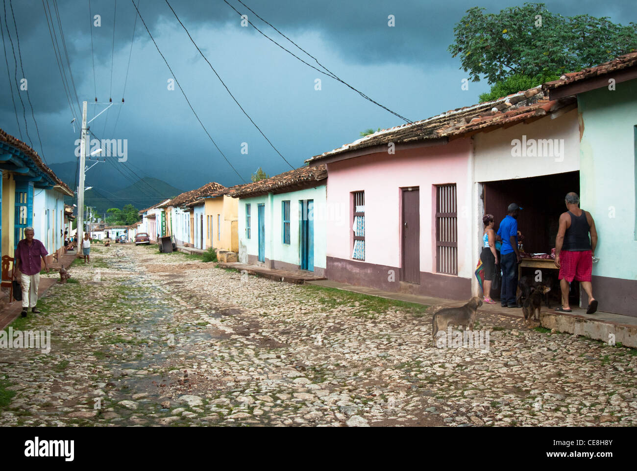 street scene, Trinidad Stock Photo - Alamy