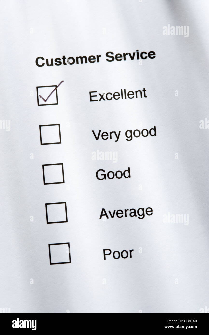 Survey answer hi-res stock photography and images - Alamy