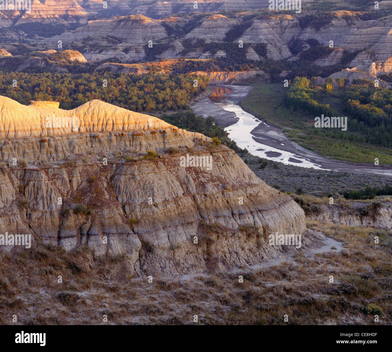 NORTH DAKOTA - The Little Missouri River in the North Unit of Theodore ...