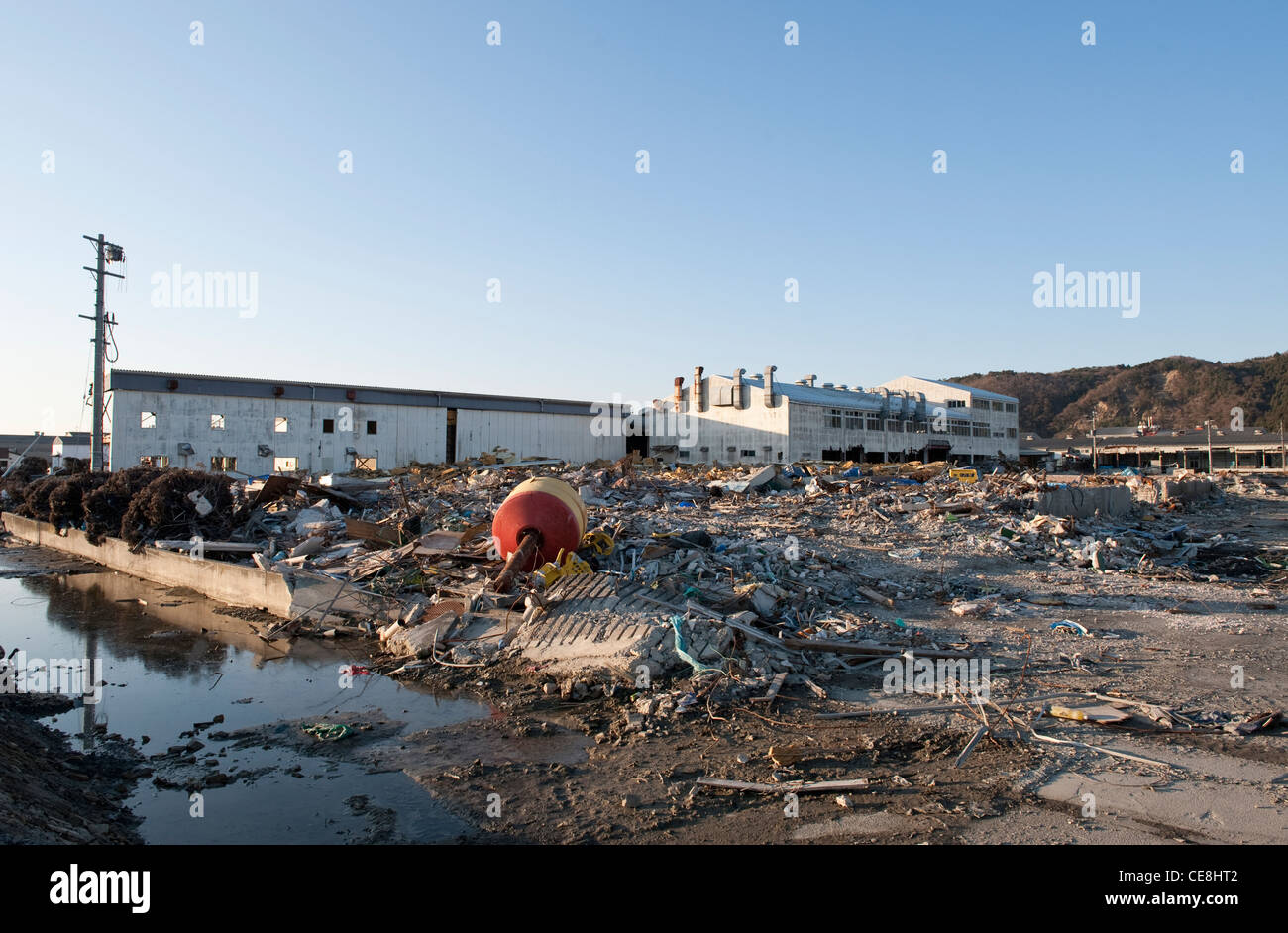 1st anniversary of the Japanese Tsunami approaches, Tsunami damage in ...